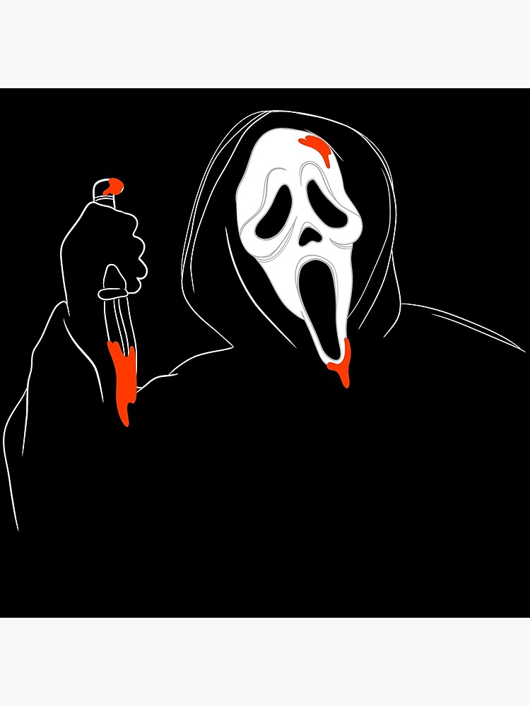 "Scream line art " Poster for Sale by eliohaberman | Redbubble