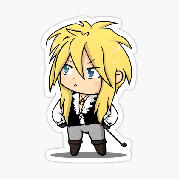 "" Chibi jareth"" Sticker for Sale by DavinMiller | Redbubble