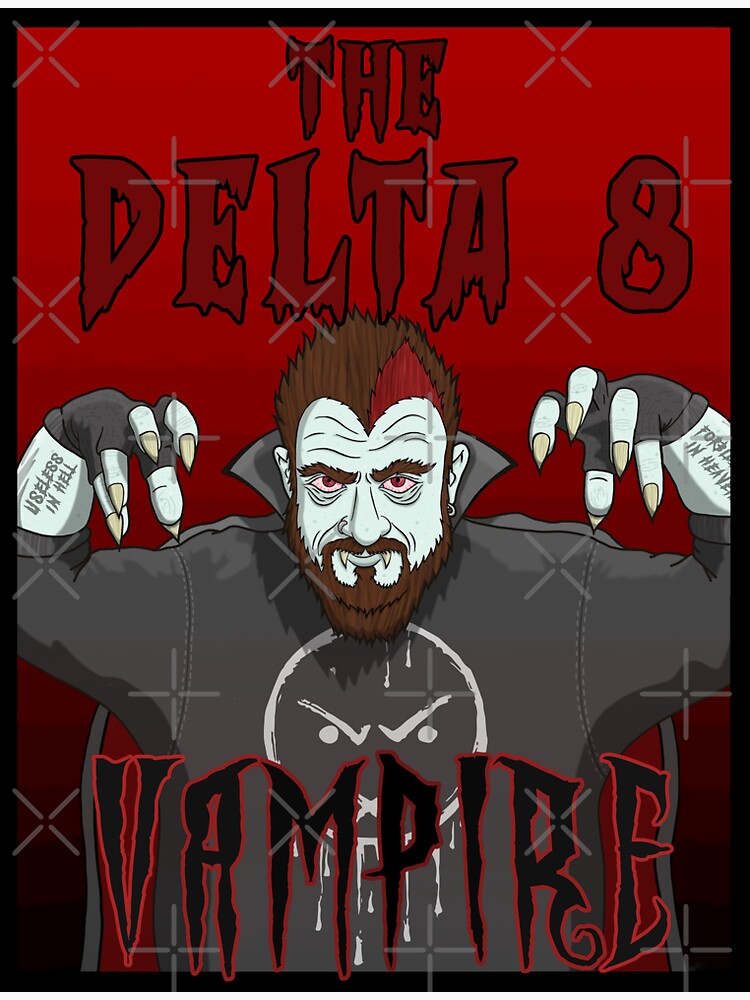"Delta 8 vampire legion of skanks" Sticker for Sale by ThisIsNotNew ...
