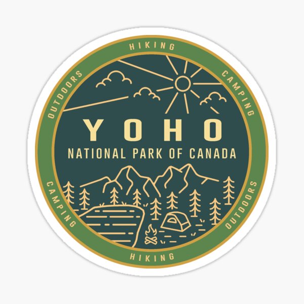 "Yoho National Park Sketch Logo" Sticker for Sale by VanyaKar | Redbubble