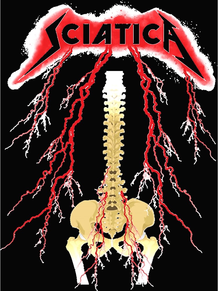 "Hard Rock Sciatica Classic T-Shirt" Poster for Sale by JacobPogore ...