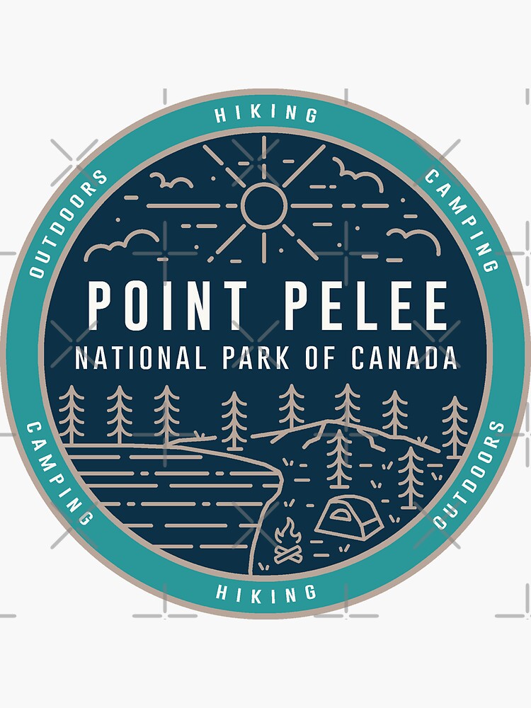 "Point Pelee National Park Sketch Logo" Sticker for Sale by VanyaKar ...