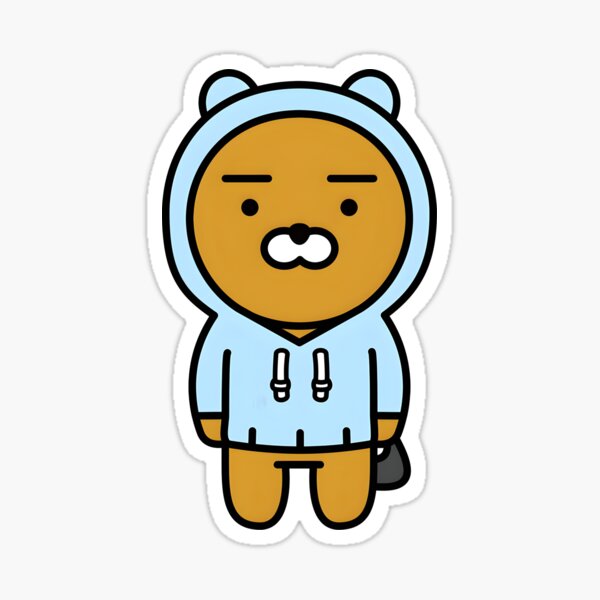 "" Kakao Friends Ryan"" Sticker for Sale by SaschaWurst | Redbubble