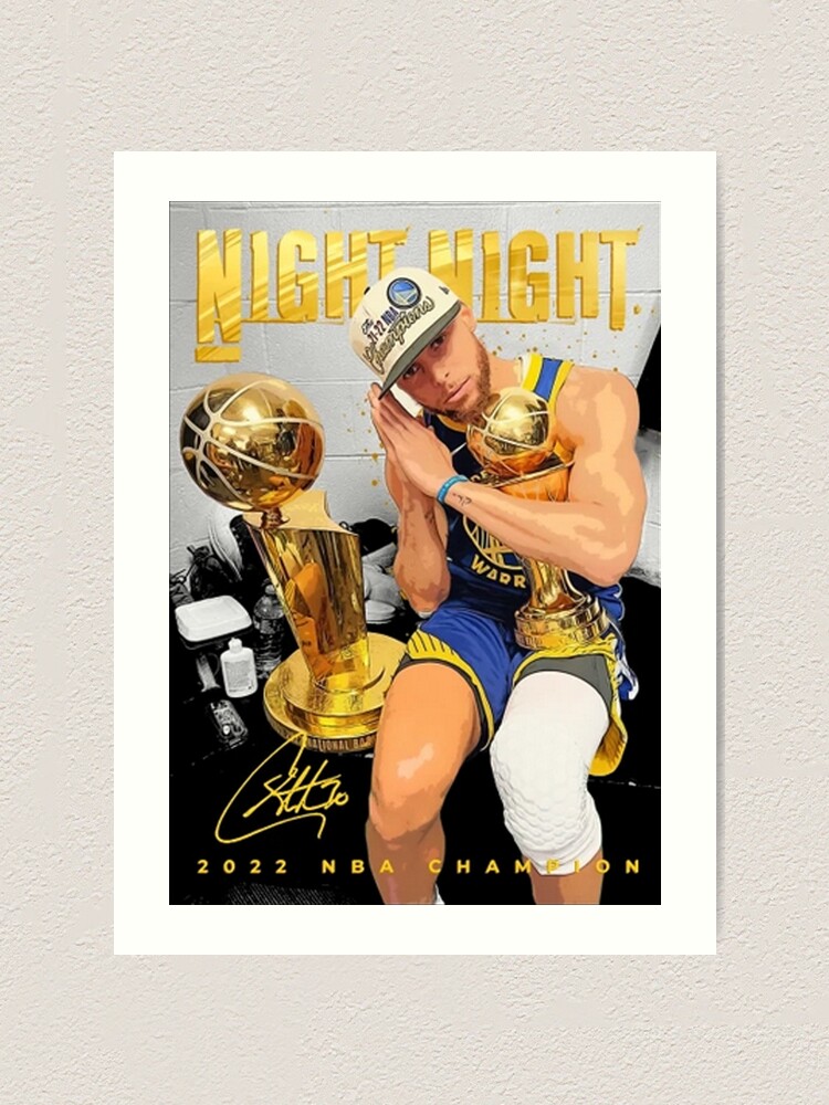 "Steph Curry Night Night" Art Print for Sale by calvinFrederich | Redbubble