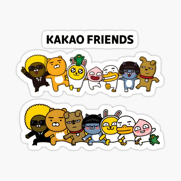 "Kakao friends yellow" Sticker for Sale by MarcusZeisler | Redbubble