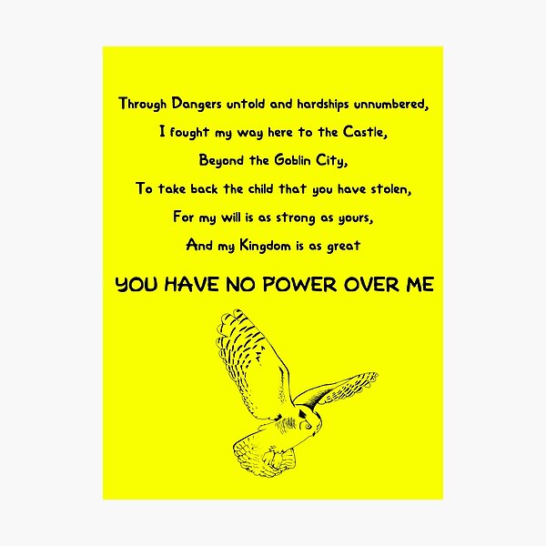 "The Labyrinth - Poem" Photographic Print by Specialstace83 | Redbubble