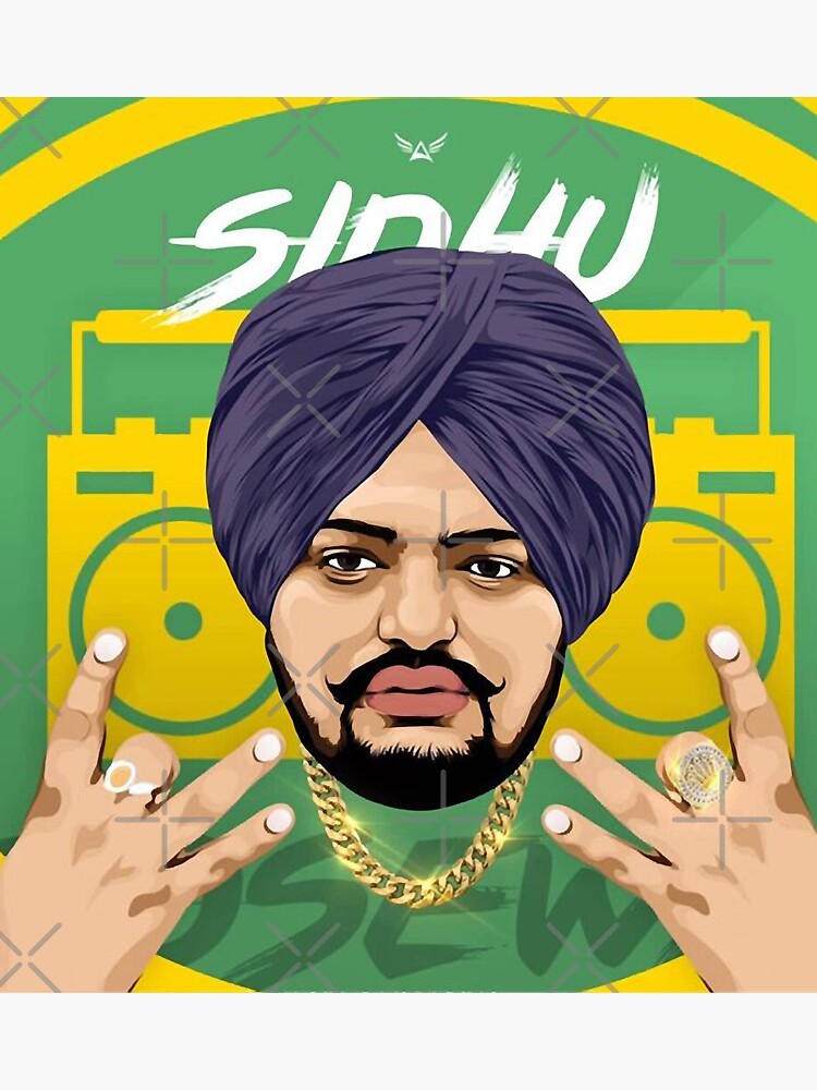 Pegatina «Fans clásicos Sidhu Moose Wala Rip Cool Regalos gráficos» de ...