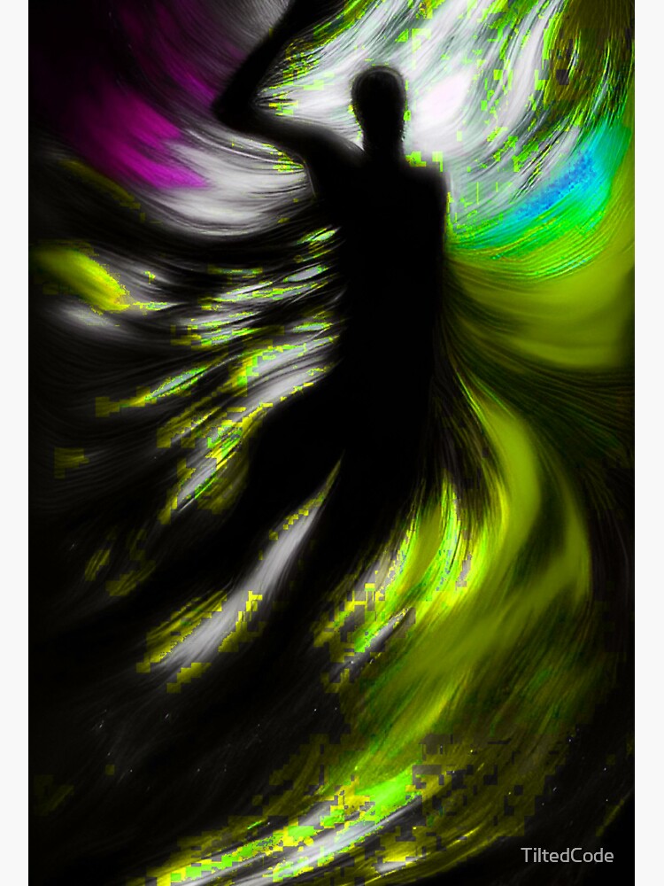 "Emerging Form" Sticker for Sale by TiltedCode | Redbubble