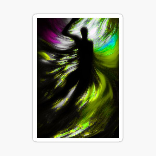 "Emerging Form" Sticker for Sale by TiltedCode | Redbubble