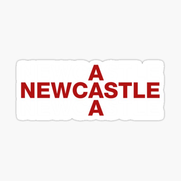 "Newcastle United Kingdom Flag Shirt - Newcastle " Sticker for Sale by ...