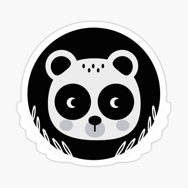 "Panda Obsessed With Baby Panda Pun" Sticker for Sale by blackpanpan ...