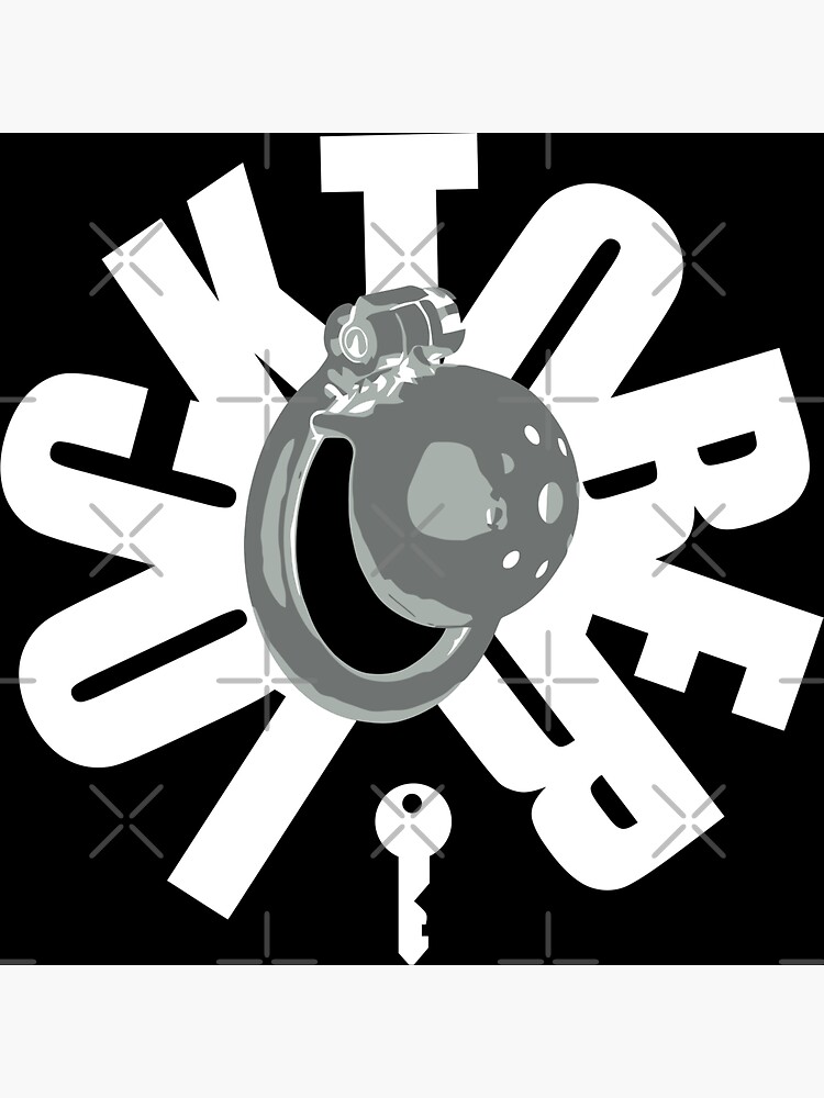 "Locktober Gay Chastity Month" Sticker for Sale by BearLust | Redbubble