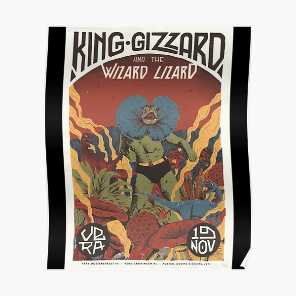 King Gizzard And The Lizard Wizard Tour Poster Classic Poster For