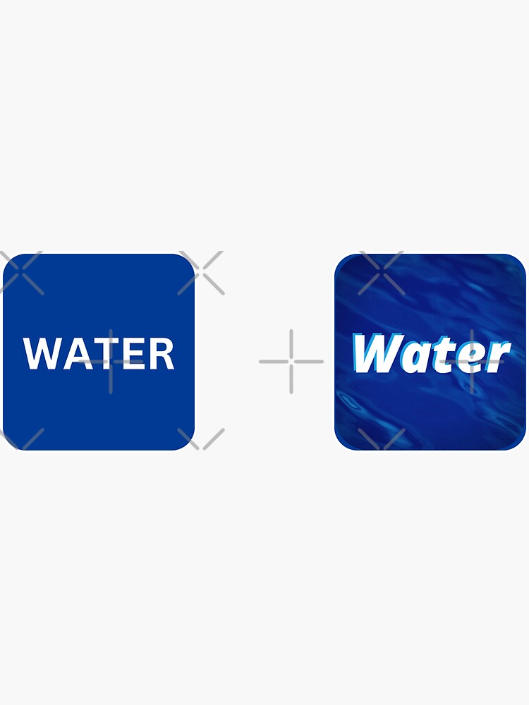 "COOL WATER MEME STICKER" Sticker for Sale by xenocene | Redbubble