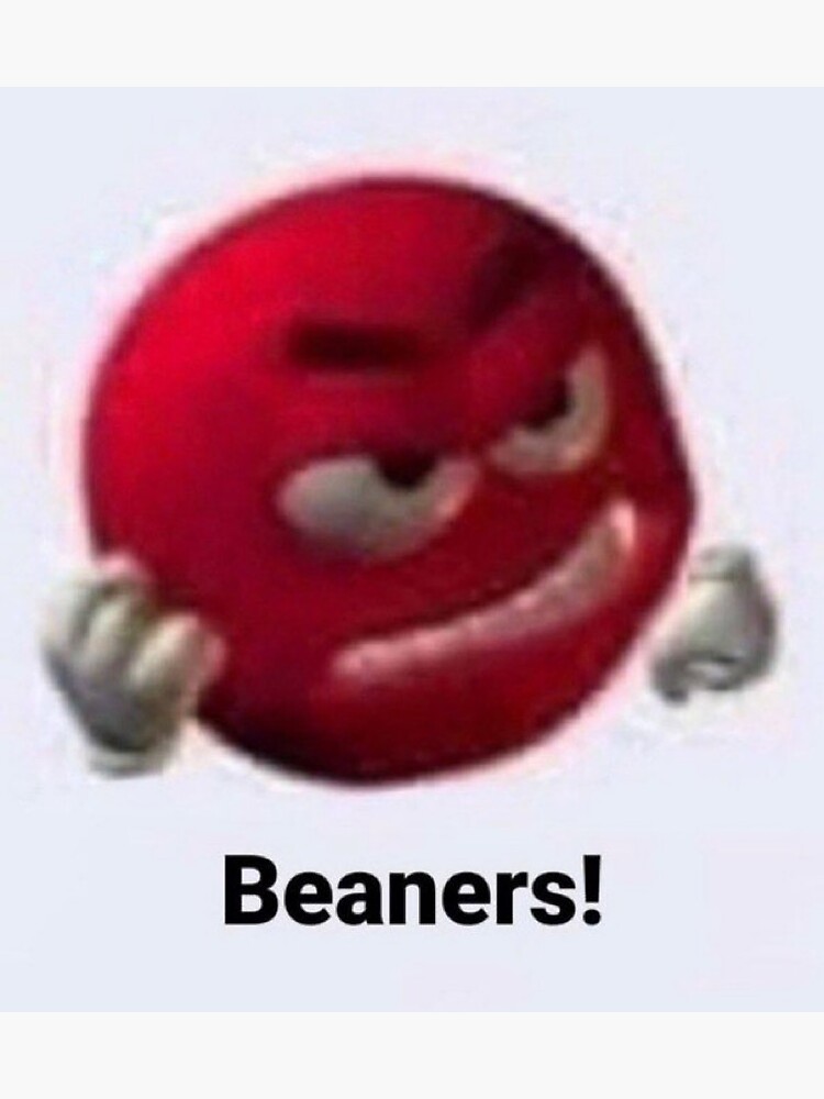 "Beaners! " Sticker for Sale by dumbassadrian | Redbubble