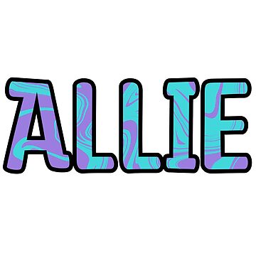 "Allie" Sticker for Sale by Alexandra-dubas | Redbubble