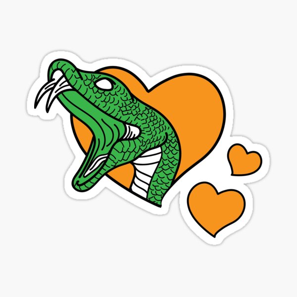 "Rattler Love" Sticker for Sale by mauii14 | Redbubble
