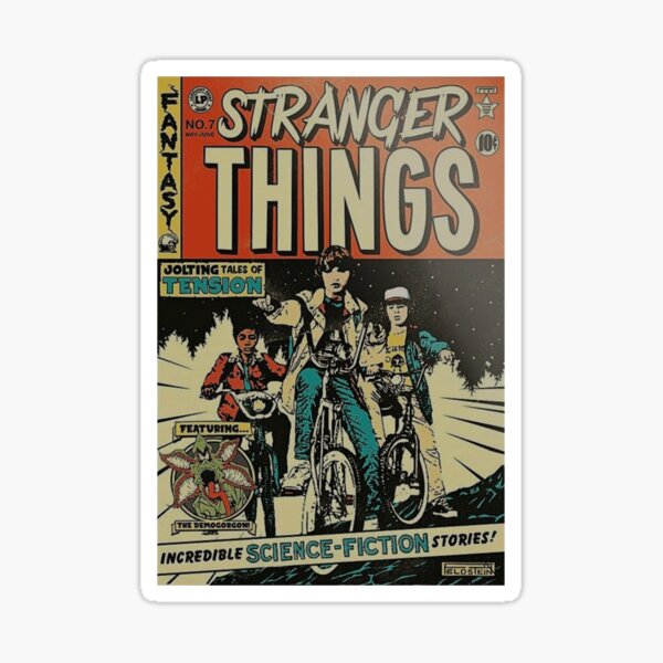 "stranger-things-vintage-aesthetic-!-Classic" Sticker for Sale by ...