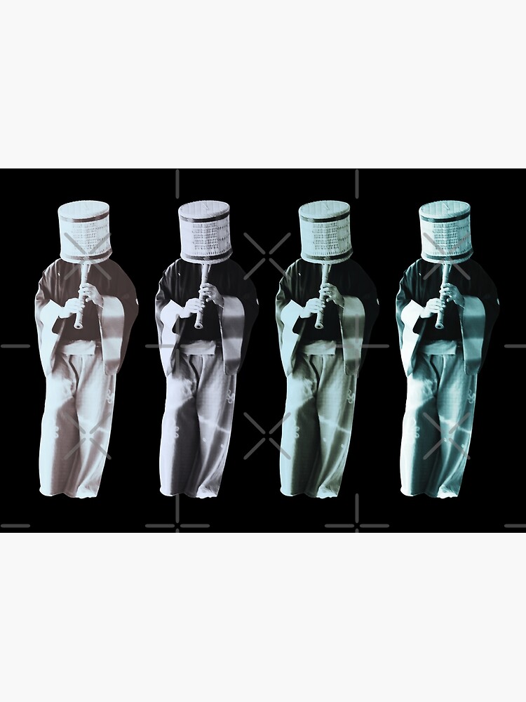 "The Komuso Monks Playing the Shakuhachi Flutes for Meditation" Poster ...