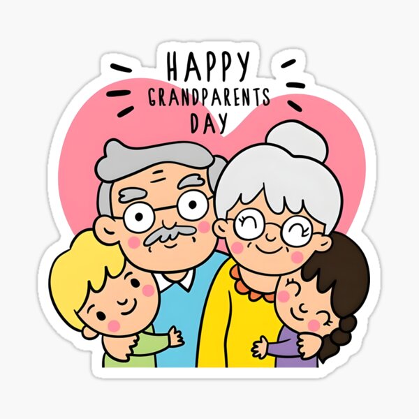 "" Grandparents Day quotes Grandparents' Day"" Sticker for Sale by ...