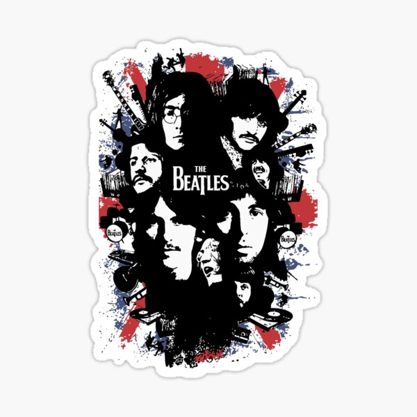 "The Beatles yesterday" Sticker for Sale by tianimate | Redbubble