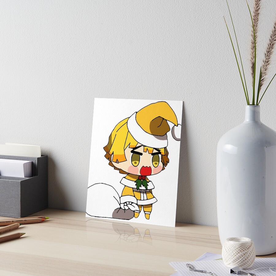 "Merry Christmas From Zenitsu Agatsuma Demon Slayer , Demon Slayer ...