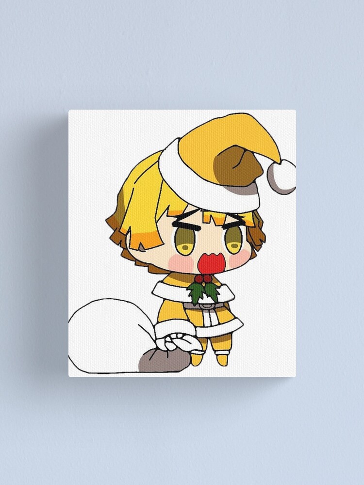 "Merry Christmas From Zenitsu Agatsuma Demon Slayer , Demon Slayer ...
