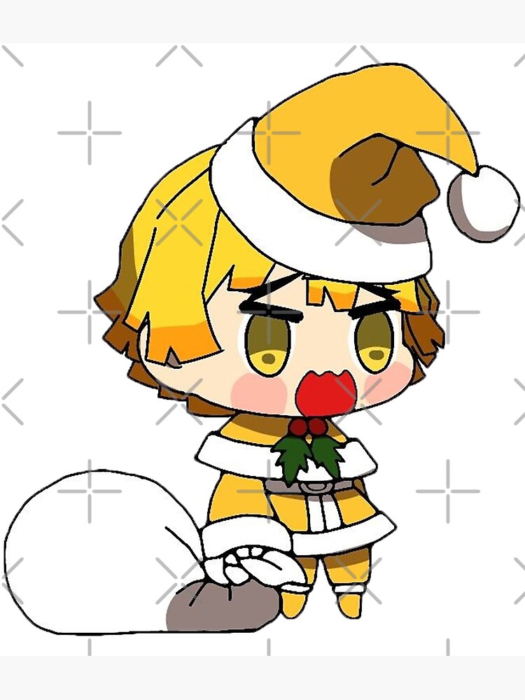 "Merry Christmas From Zenitsu Agatsuma Demon Slayer , Demon Slayer ...