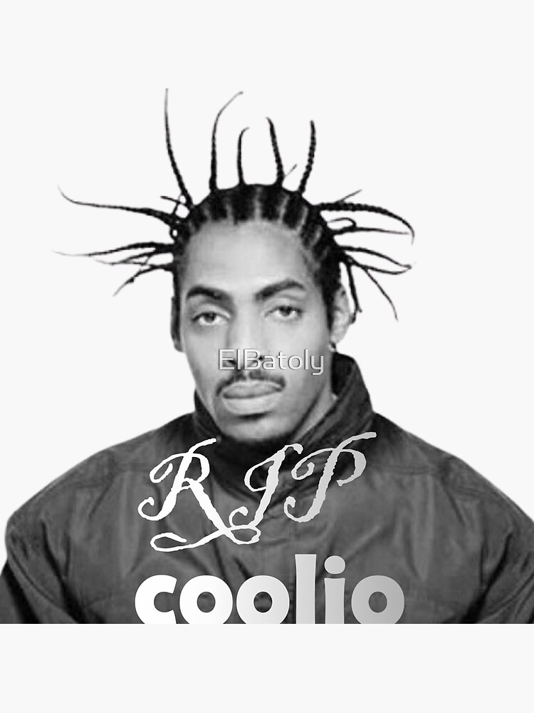 "coolio " Sticker for Sale by ElBatoly | Redbubble