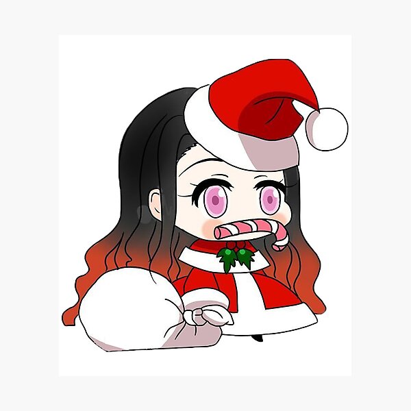 "Merry Christmas From Nezuko Kamado Demon Slayer , Demon Slayer Nezuko ...