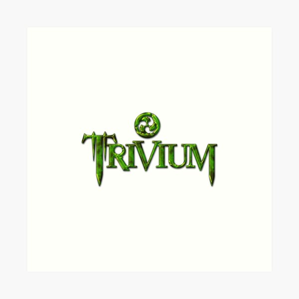 "Trivium band metal logo" Art Print for Sale by tianimate | Redbubble