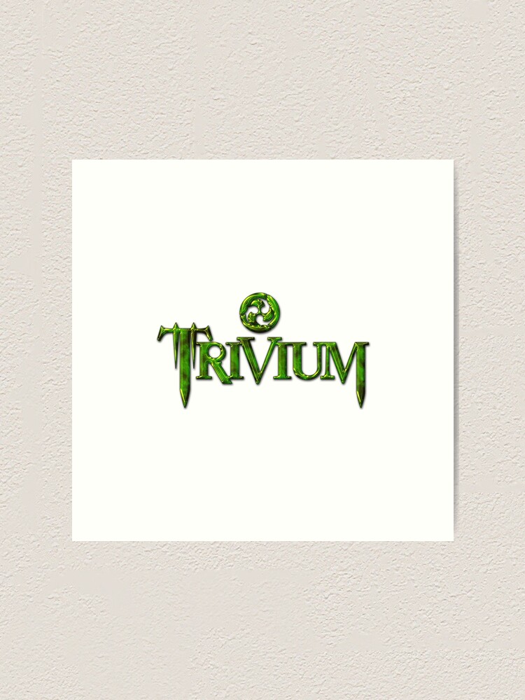 "Trivium band metal logo" Art Print for Sale by tianimate | Redbubble