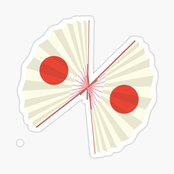"japanese fan" Sticker for Sale by Mets007 | Redbubble