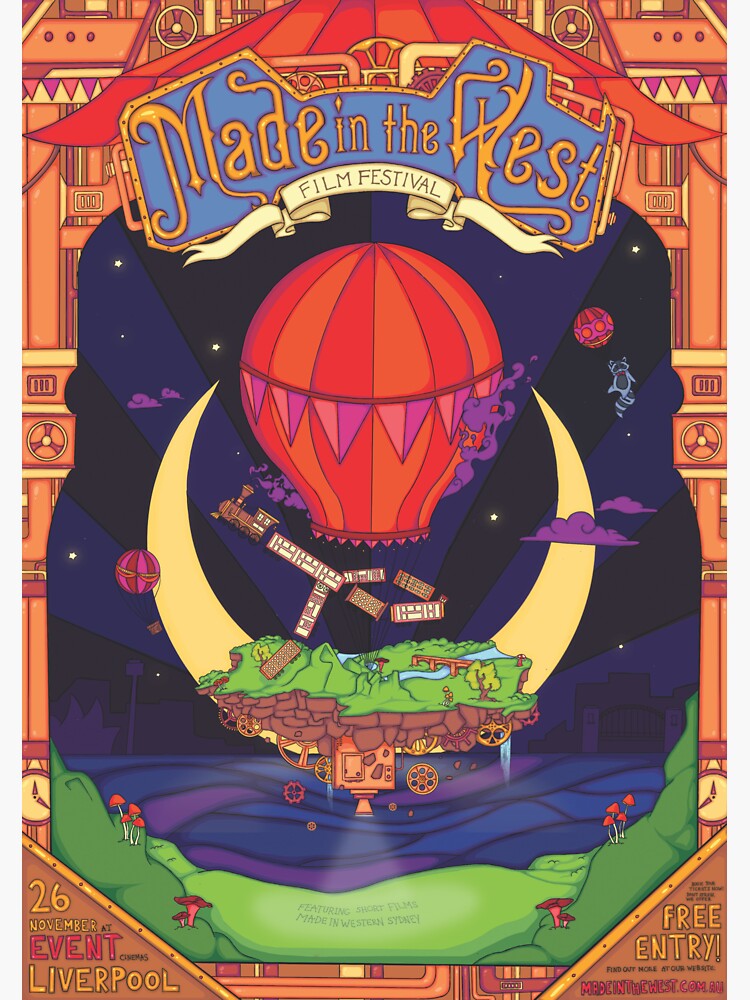 "Made in the West 2022 poster artwork" Sticker for Sale by ...