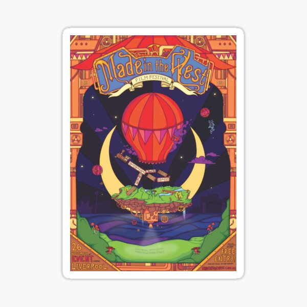 "Made in the West 2022 poster artwork" Sticker for Sale by ...