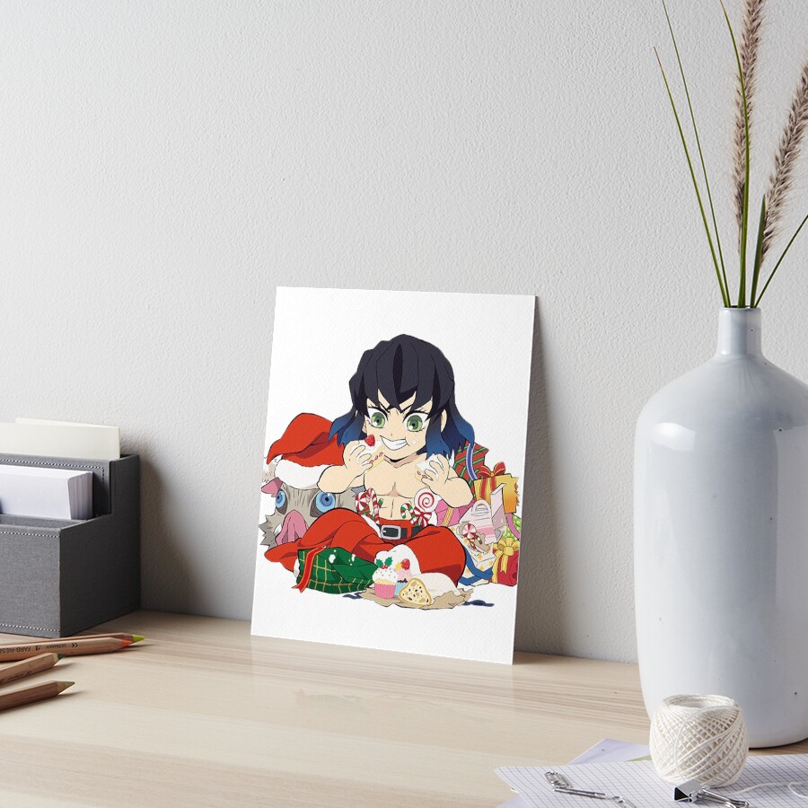 "Merry Christmas From Inosuke Hashibira Demon Slayer , Demon Slayer ...