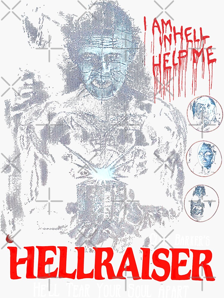 "Hellraiser art" Sticker for Sale by GregoryFalk | Redbubble