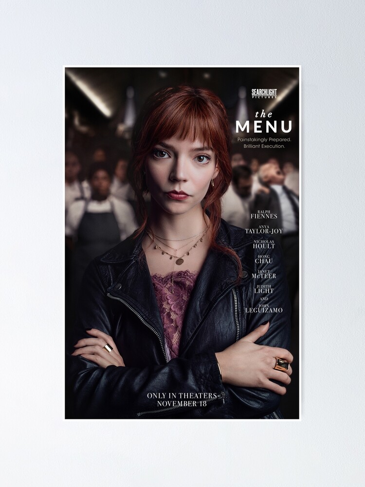 "The Menu Comedy Horror Movie" Poster for Sale by hores-Emma | Redbubble