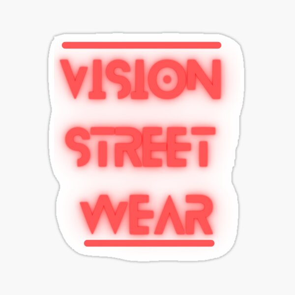 "Vision Street Wear Stylish" Sticker for Sale by MM0hxinR23 | Redbubble