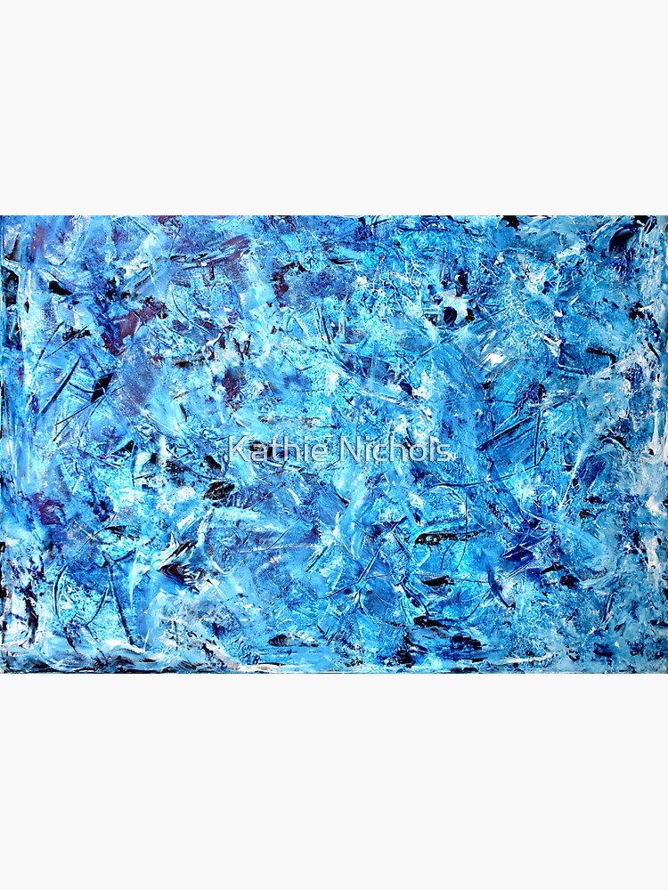 "Breaking Blue" Sticker for Sale by KathieNichols | Redbubble