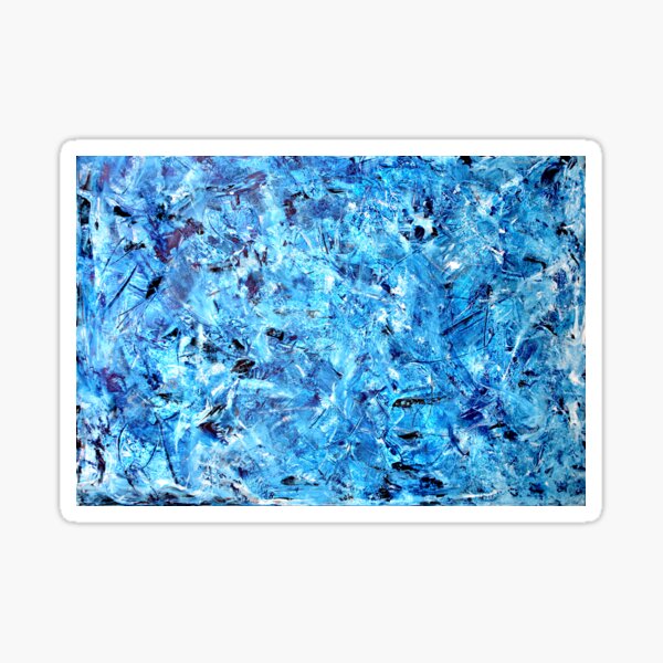 "Breaking Blue" Sticker for Sale by KathieNichols | Redbubble