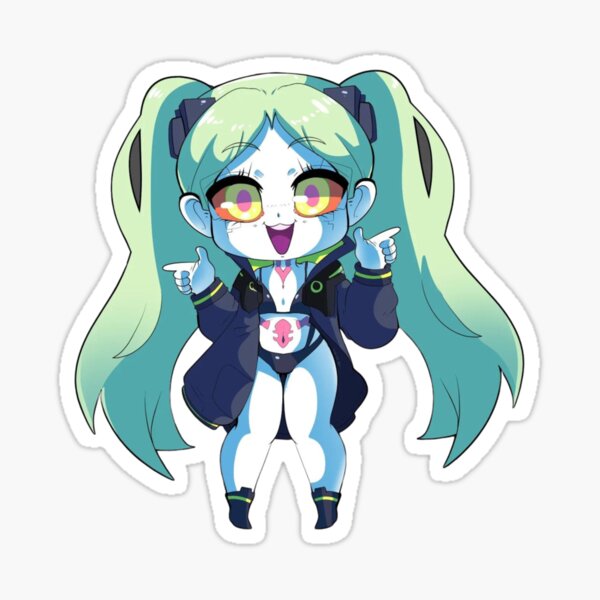 "Cyberpunk rebecca " Sticker for Sale by alexashibee121 | Redbubble
