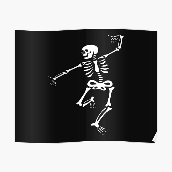 "Skeleton Dance" Poster for Sale by ProtonProject | Redbubble