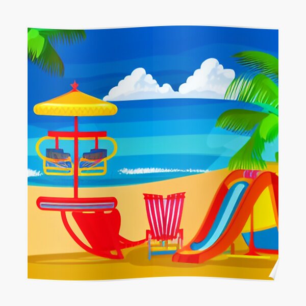 "Wavey beach" Poster for Sale by WaveyGarmz | Redbubble