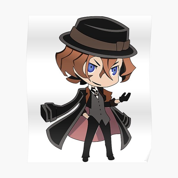 "Chibi Chuuya Bungou Stray Dogs " Poster for Sale by KakashiPin | Redbubble
