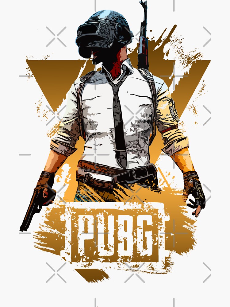 "PUBG Character - Player Unknown's Battlegrounds" Sticker for Sale by ...