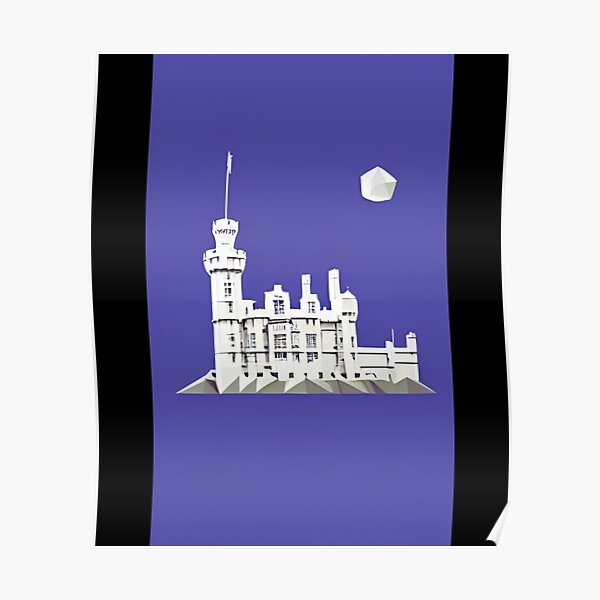 "Balmoral Castle Illustration " Poster for Sale by BucketListPrint ...
