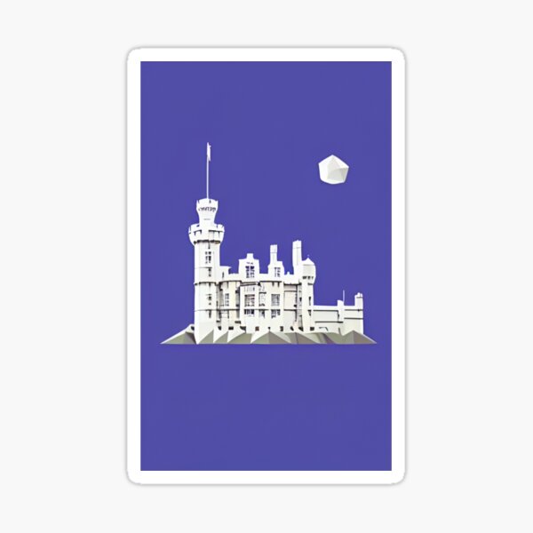 "Balmoral Castle Illustration " Sticker for Sale by BucketListPrint ...