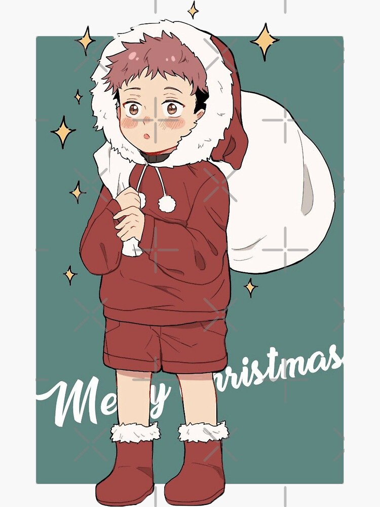 "Merry Christmas From Yuji Itadori Jujutsu Kaisen , Jujutsu Kaisen Yuji ...