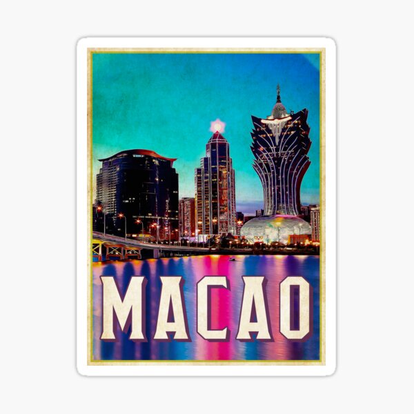 "Welcome To Macao" Sticker for Sale by shorgrahanv | Redbubble